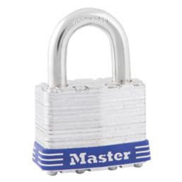 Master Lock 1EURD Water-Resistant Padlock Steel 44mm - Screwfix