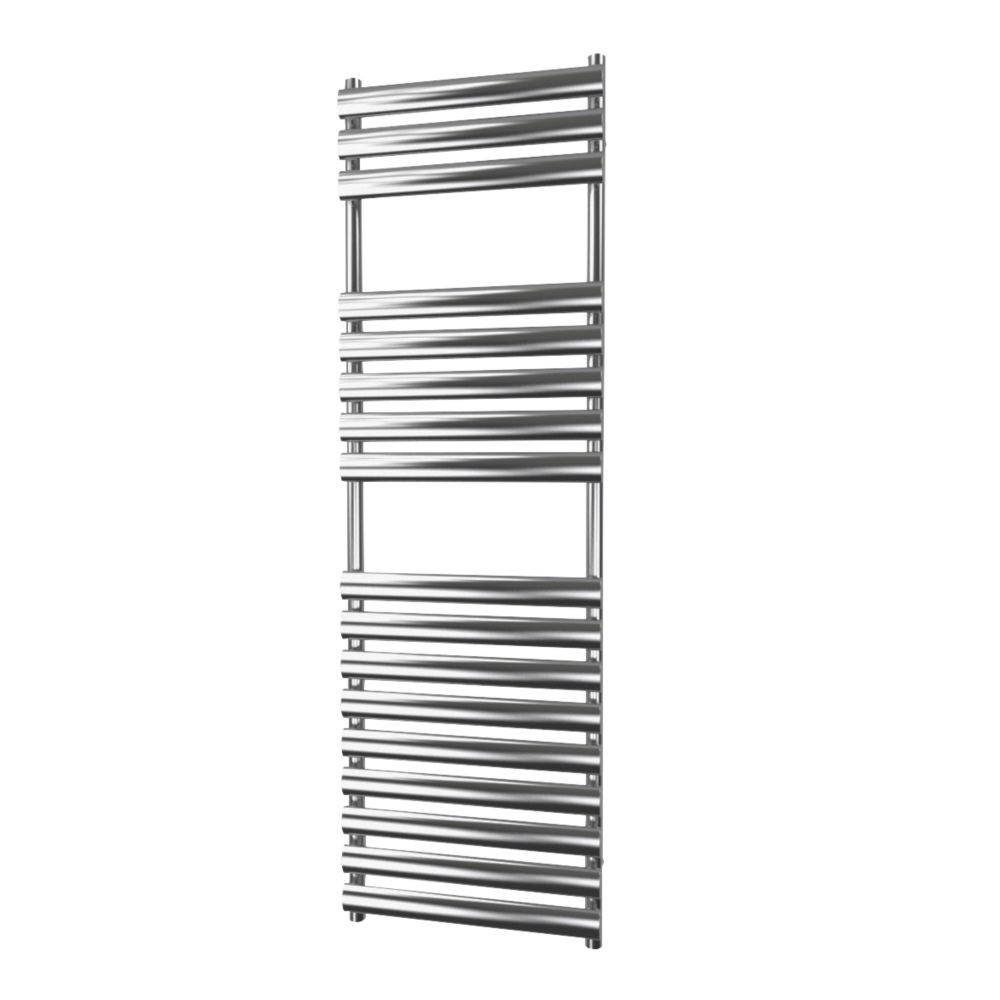Towelrads 1500mm x 500mm 1528BTU Chrome Flat Designer Towel Radiator ...