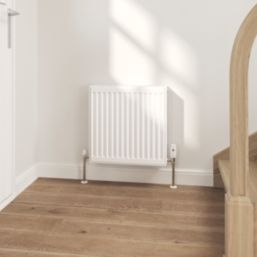Flomasta 500mm x 500mm 2511BTU White Type 22 Convector Radiator - Screwfix