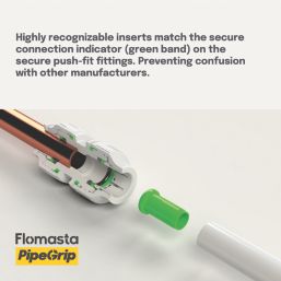 Flomasta STS15M1 Polybutylene & PEX Push-Fit Pipe Insert 15mm 10 Pack ...