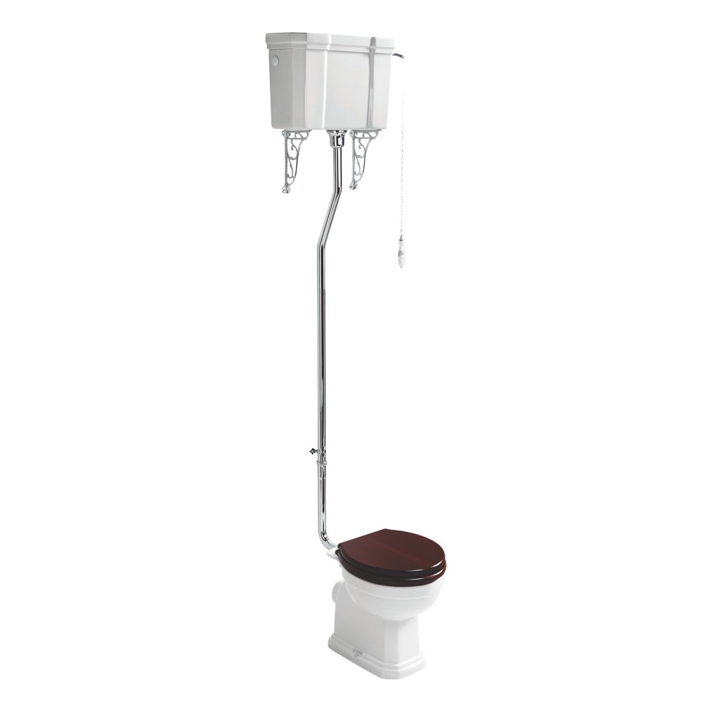 Ideal Standard Waverley High Level Cistern WC Pack Dual-Flush 6Ltr ...