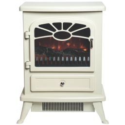 Focal Point ES2000 Cream Electric Stove 430mm x 540mm - Screwfix