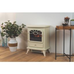 Focal Point ES2000 Cream Electric Stove 430mm x 540mm - Screwfix