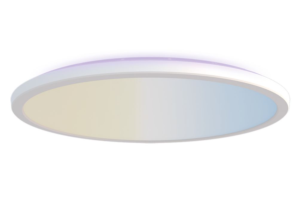 Calex Halo RGB & White LED Ceiling Light White 25W 1900lm - Screwfix