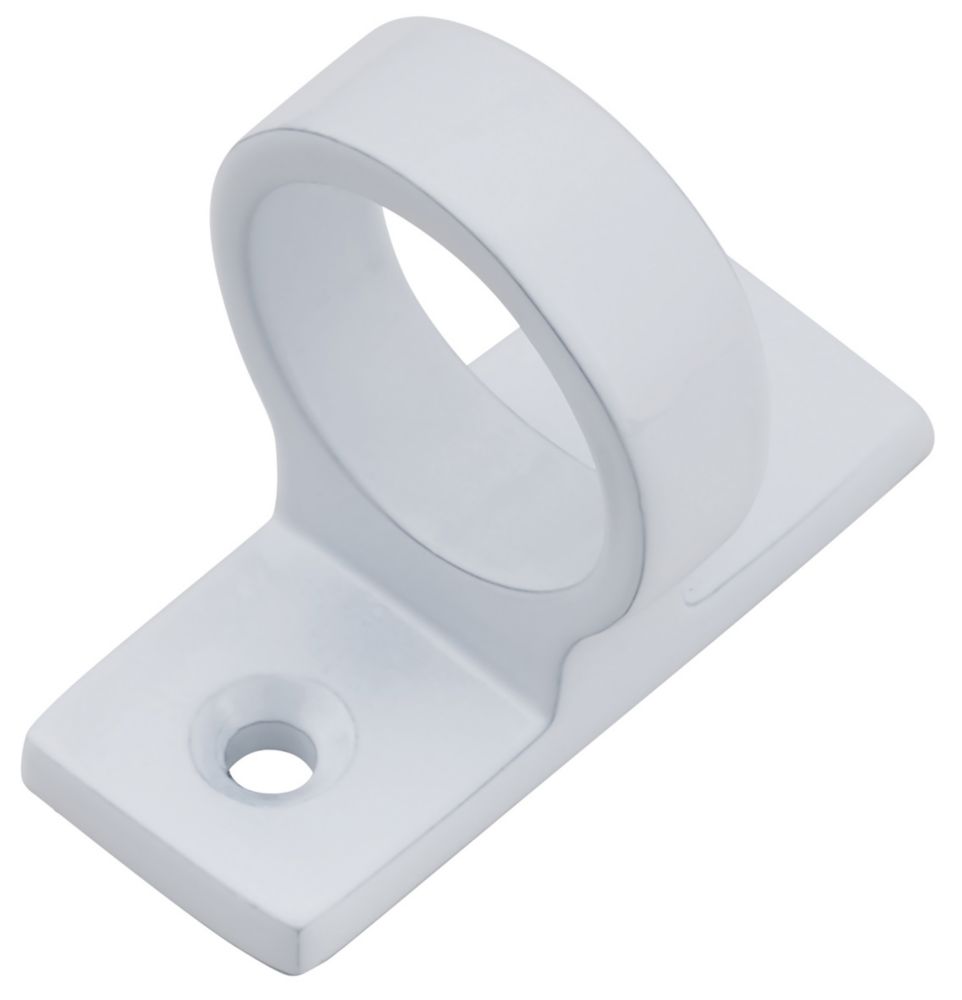 Smith & Locke Sash Window Ring Pull White 42mm x 33mm - Screwfix