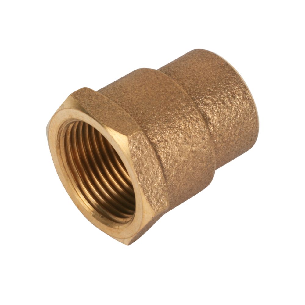 Endex Brass End Feed Adapting Female Coupler 22mm x 3/4" - Screwfix