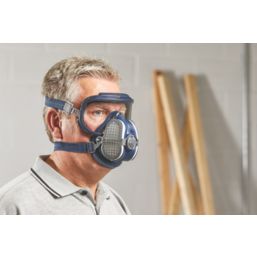 GVS Integra Medium / Large Safety Goggle & Half Mask P3RD - Screwfix