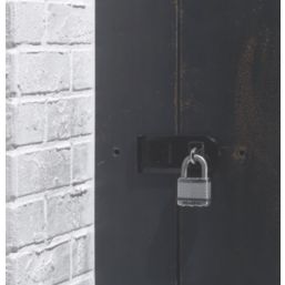 Master Lock Hasp & Staple Zinc-Plated Cast Steel 140mm - Screwfix