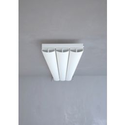 Kudox AluLite Arc 1800mm x 280mm 2396BTU White Vertical Designer ...