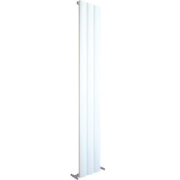 Kudox AluLite Arc 1800mm x 280mm 2396BTU White Vertical Designer ...