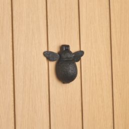 Hardware Solutions Door Knocker Bumble Bee Matt Black 127mm x 98mm ...