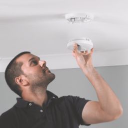 FireAngel SW10-EUT Mains Interlinked Optical Smoke Alarm - Screwfix