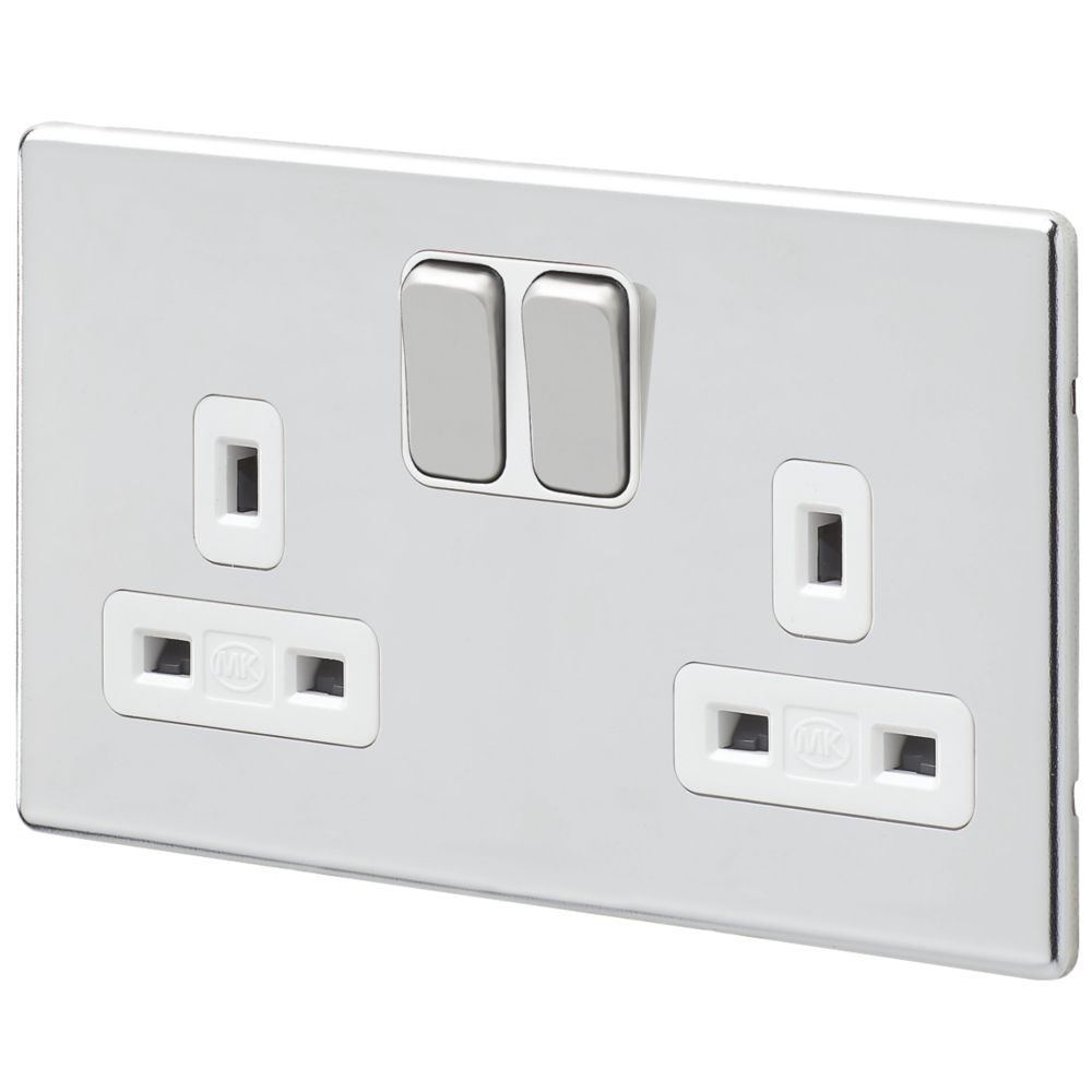MK Plug Sockets | Switches & Sockets | Screwfix.com
