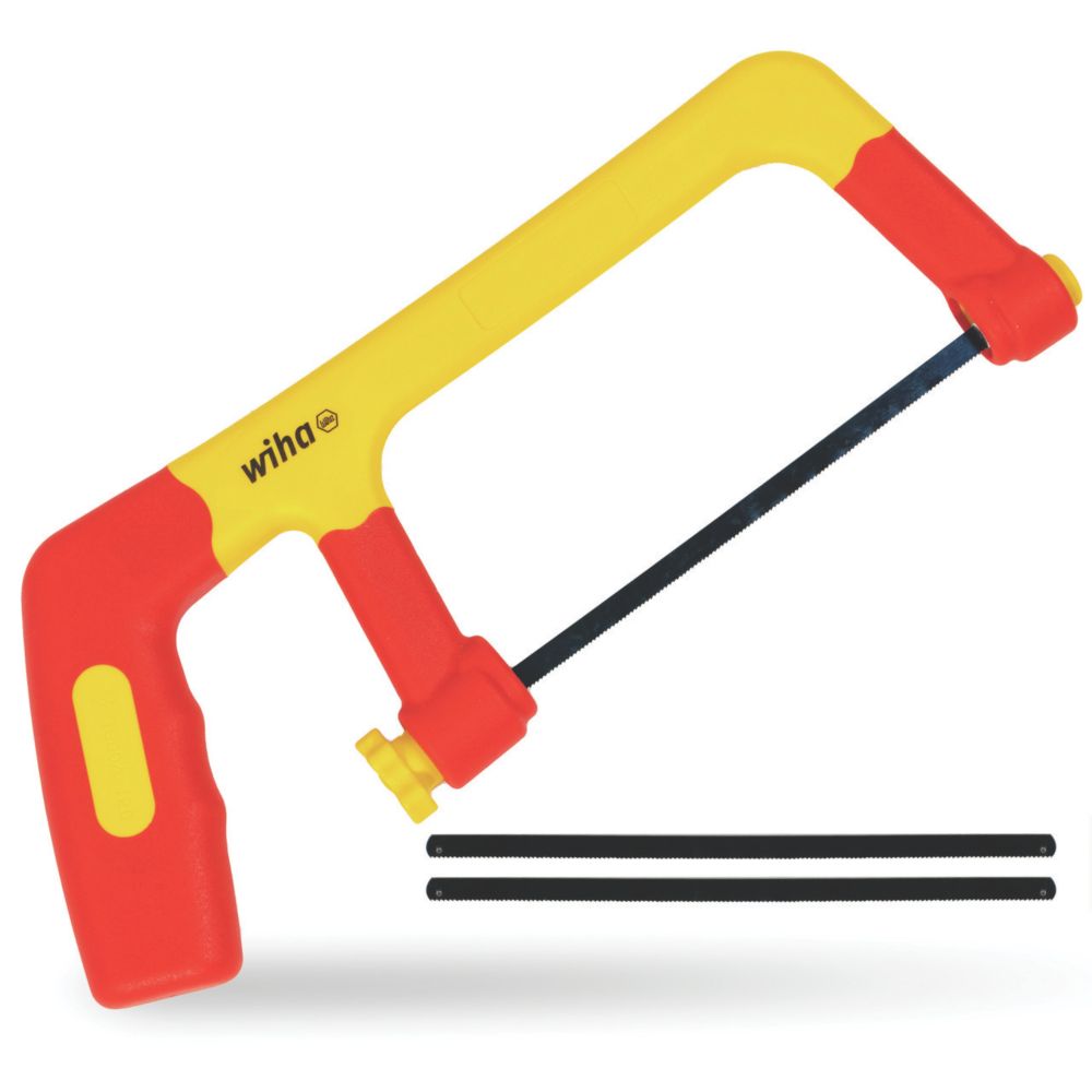 Wiha 24tpi Metal/Plastic VDE Hacksaw 5.9" (150mm) - Screwfix