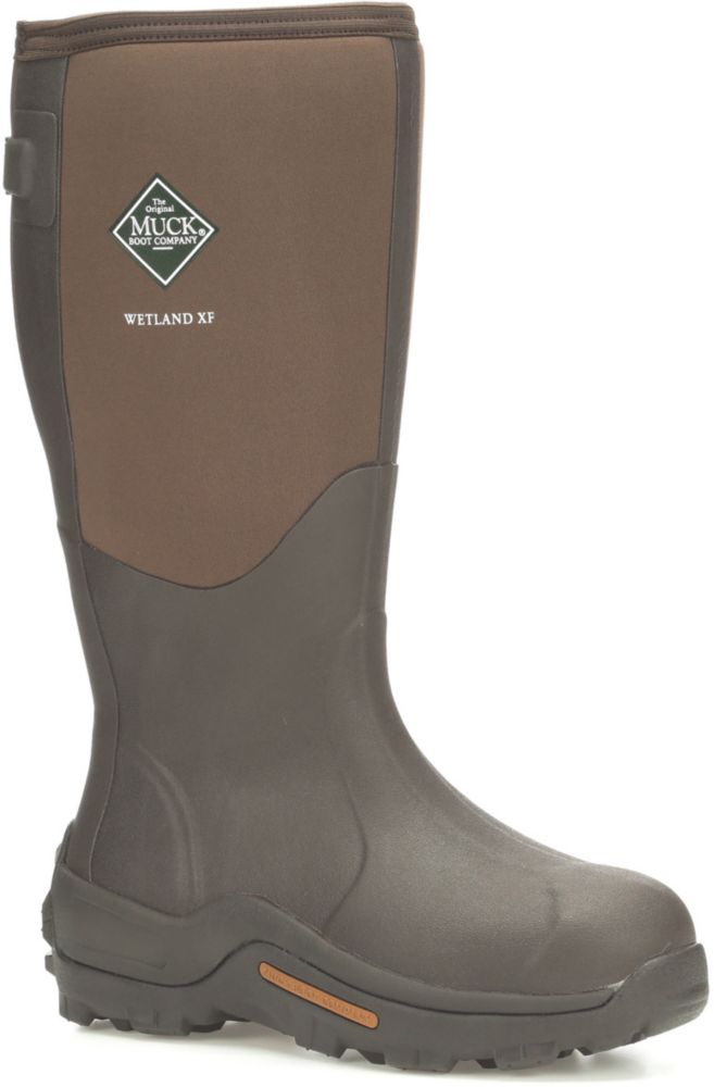 Muck Boots Wetland XF Size 9 Brown Non Safety Wellies - Screwfix