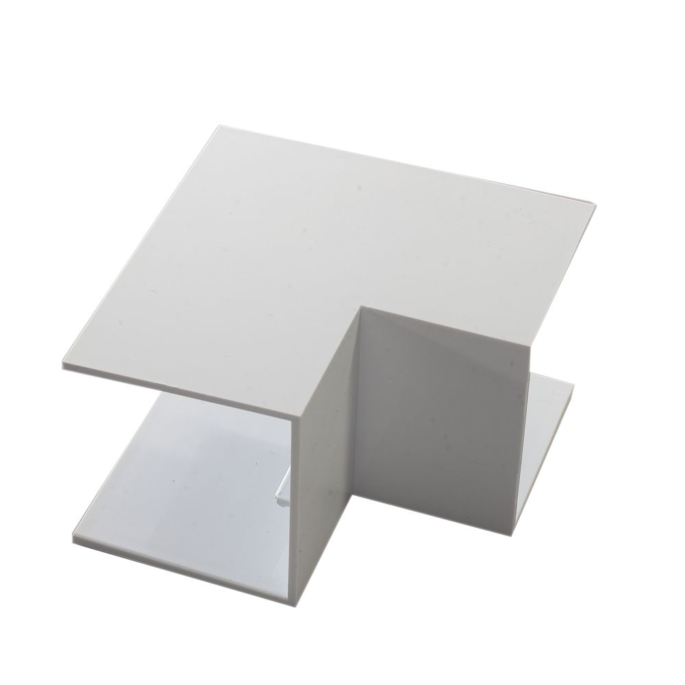 Tower Internal Trunking Corner 50mm x 50mm 2 Pack - Screwfix
