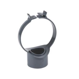 FloPlast Strap Boss Anthracite Grey 110mm - Screwfix