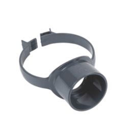 FloPlast Strap Boss Anthracite Grey 110mm - Screwfix