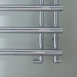 Towelrads 795mm x 500mm 1169BTU Chrome Flat Designer Towel Radiator ...