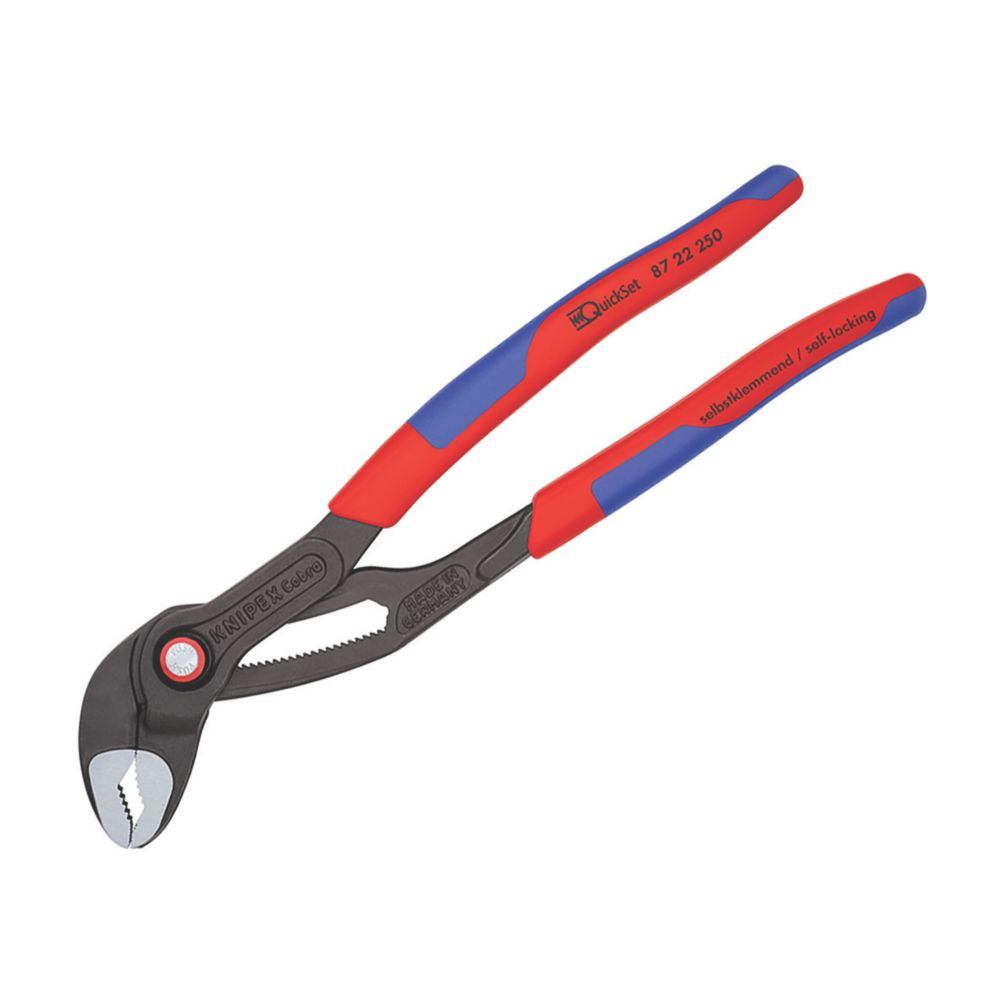Knipex Water Pump Pliers 10" (250mm) - Screwfix