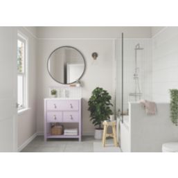 Dulux Easycare 2.5Ltr Nutmeg White Soft Sheen Emulsion Bathroom Paint ...