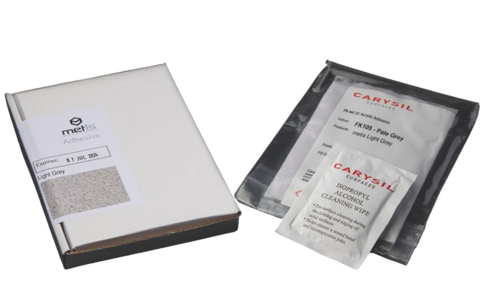 Metis Adhesive Sachet Light Grey - Screwfix