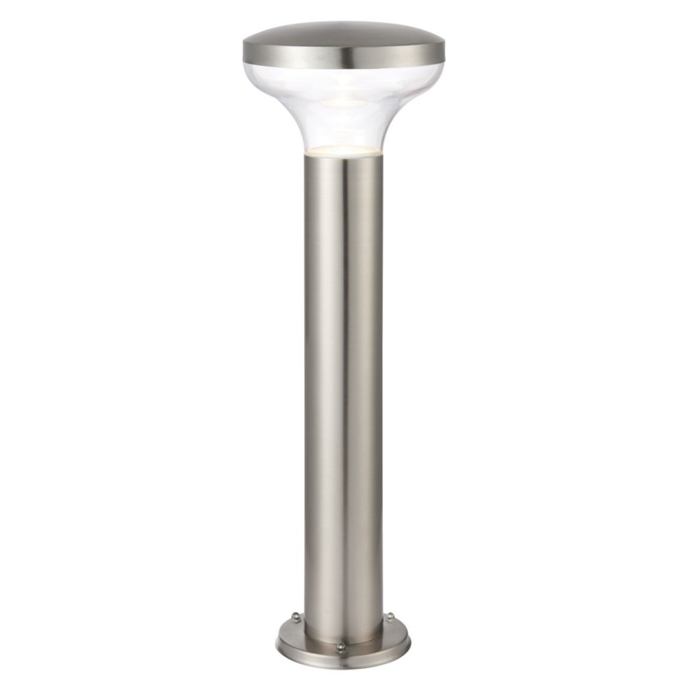 Saxby Roko 500mm Outdoor Post Silver - Screwfix