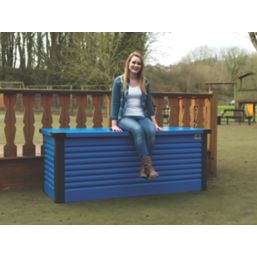 Trimetals B48 600Ltr 4' 6" x 2' 6" (Nominal) Metal Garden Storage Box ...