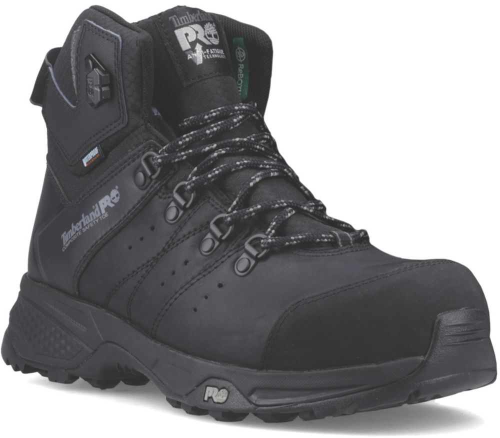 Timberland Pro Switchback Size 6 Black Waterproof Safety Boots - Screwfix