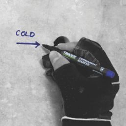 TRACER Medium Tip Mixed Colours Permanent Marker 4 Piece Set - Screwfix