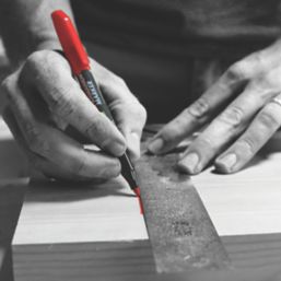 TRACER Medium Tip Mixed Colours Permanent Marker 4 Piece Set - Screwfix