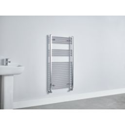 Blyss Towel Radiator 1200mm x 600mm Chrome 1415BTU - Screwfix