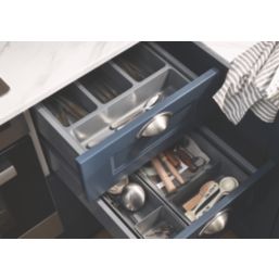 Essentials Soto Standard Drawer Box Matt Grey 400mm - Screwfix