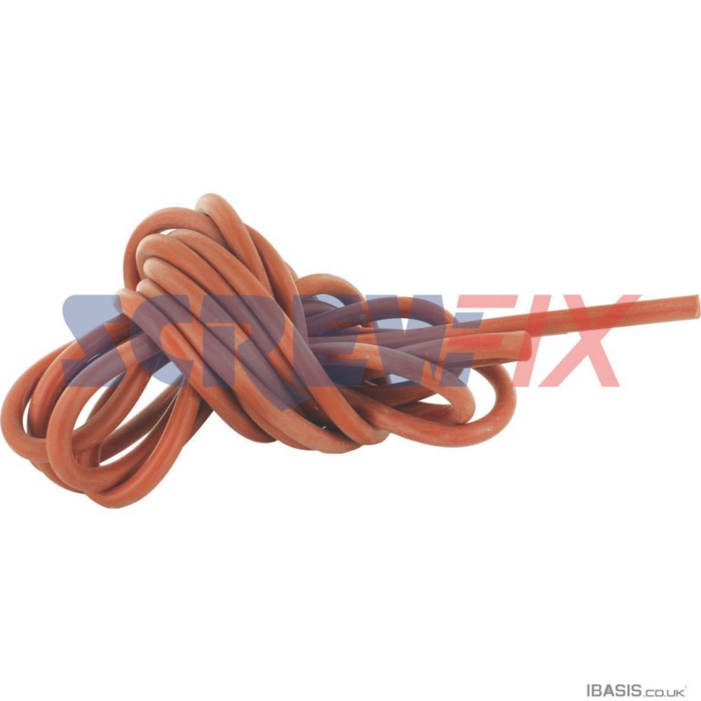 Worcester Bosch 87161010810 5m Red Silicone Tubing - Screwfix
