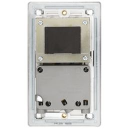 LAP 2-Gang Dual Voltage Shaver Socket 115 / 230V Polished Chrome with ...