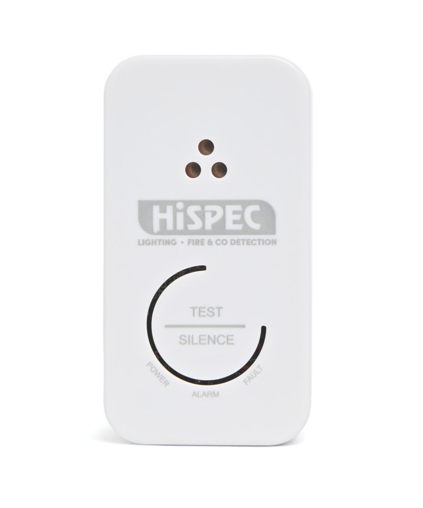 Hispec BC/RF10-PRO Battery Interlinked RF Carbon Monoxide Alarm - Screwfix