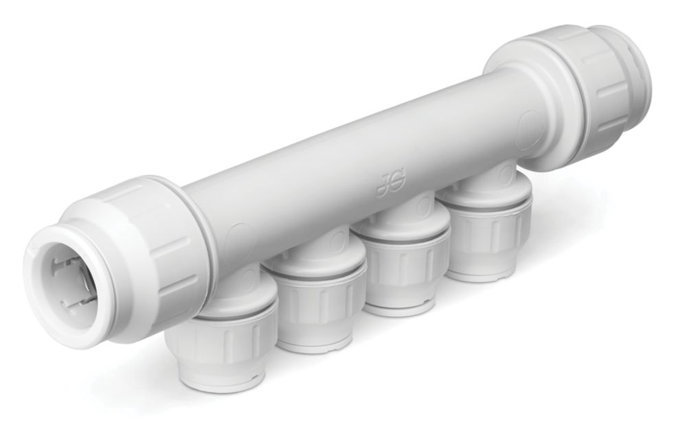 JG Speedfit PEM522215WP Plastic Push-Fit Reducing 4 Port Plumbing ...