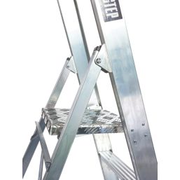 Lyte Aluminium 3.2m 10 Step Platform Step Ladder - Screwfix