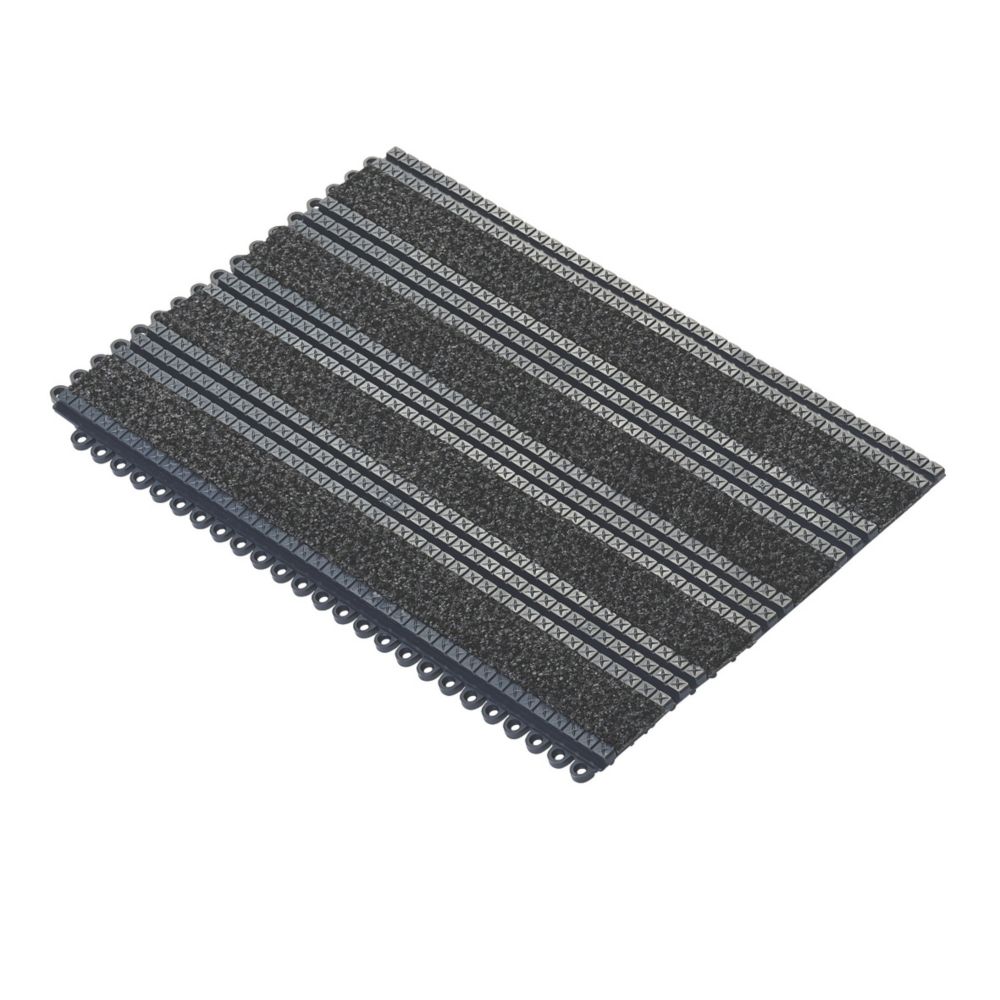 COBA Europe Entrance Mat Anthracite 0.44m x 0.29m x 13.5mm 8 Pack ...