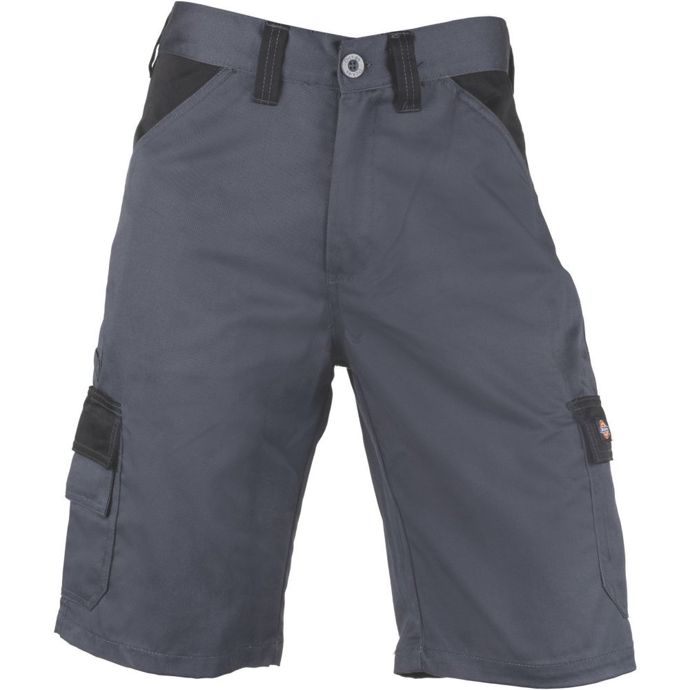 Dickies Everyday Short Work Shorts Black 40" W - Screwfix