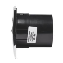 Manrose LP100SLVC 100mm (4") Axial Bathroom Extractor Fan with Timer ...