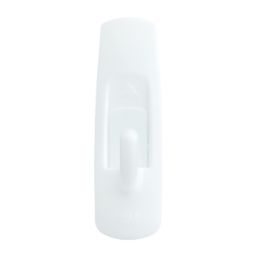 Command White Self-Adhesive Utility Hooks Medium 6 Pack - Screwfix