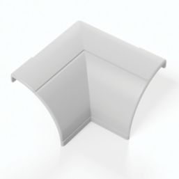 D-Line Quarter Round Internal Bends 22mm x 22mm 5 Pack - Screwfix