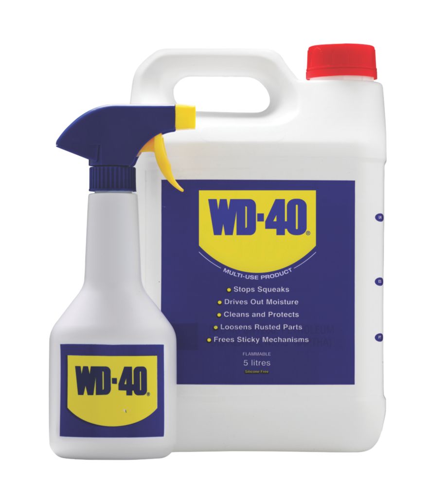 WD-40 Multi-Use Lubricant & Spray Applicator 5Ltr - Screwfix