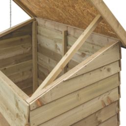 Rowlinson Overlap 460Ltr 3' 6" x 2' (Nominal) Timber Garden Storage Box ...