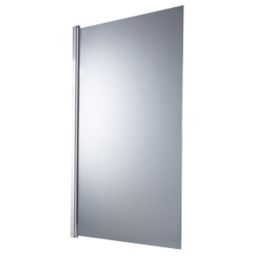 Semi-Framed Clear Bath Shower Screen 780mm x 1400mm - Screwfix