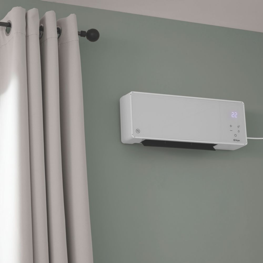 Blyss BL PTCM 2000W Electric Wall-Mounted Heater White - Screwfix