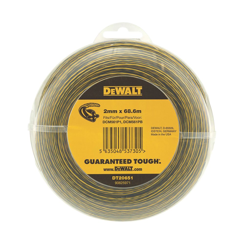 DEWALT DT20651-QZ Trimmer Line 2mm x 68.6m - Screwfix