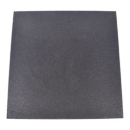 Essentials Rubber Multi-Purpose Floor Mat Black 600mm x 600mm x 12mm ...