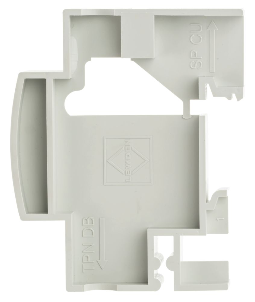 Lewden MFDRB ABS Plastic Consumer Unit Blank - Screwfix